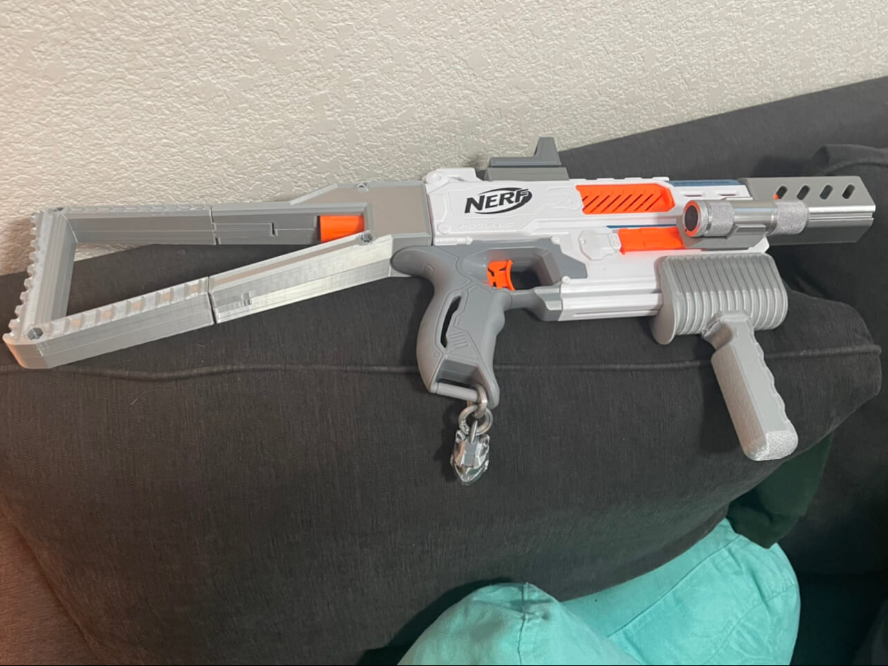 Nerf Mediator Pump Grip by TylerDanger | Download free STL model ...