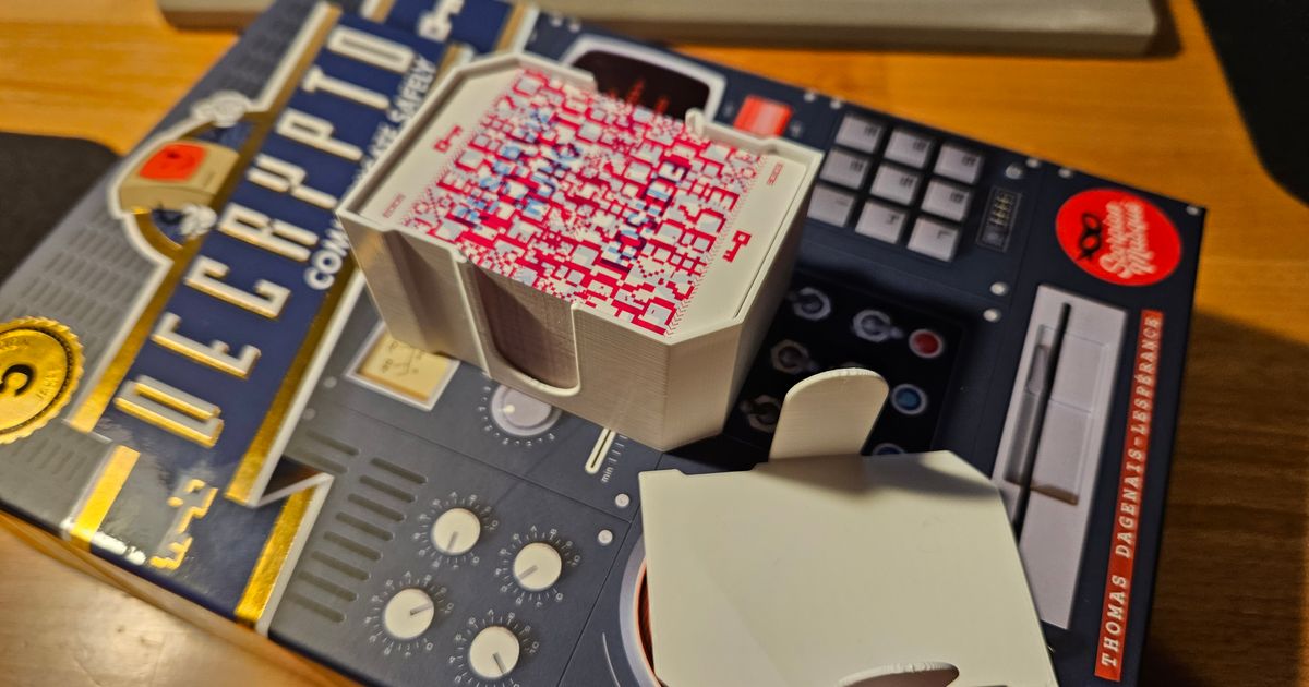 Decrypto Card Case by Coloneljesus | Download free STL model ...