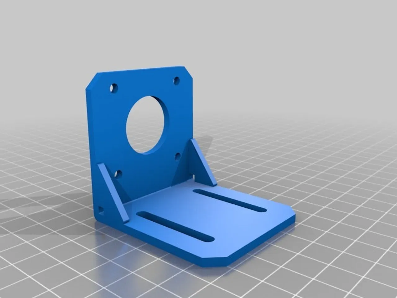 Stepper Motor Bracket by polykyri | Download free STL model ...