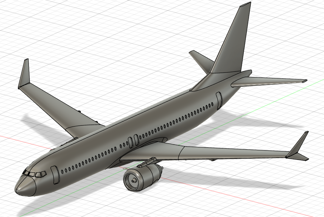 Boeing 737-800 by DeltaX | Download free STL model | Printables.com
