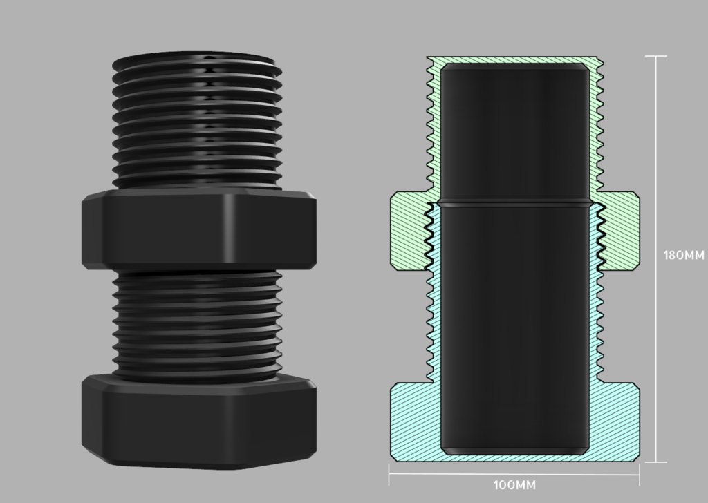 Giant Bolt (hidden?) Storage / Decoration by Alex | Download free STL ...