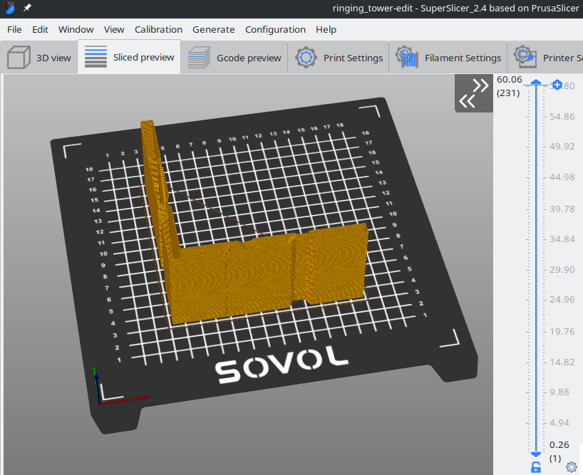 Sovol SV06/Plus Resonance Compensation Ringing Tower by bassamanator ...