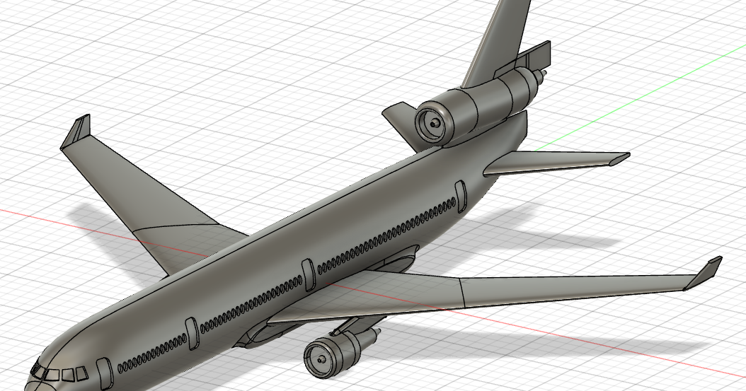 McDonnell Douglas MD-11 by DeltaX | Download free STL model ...