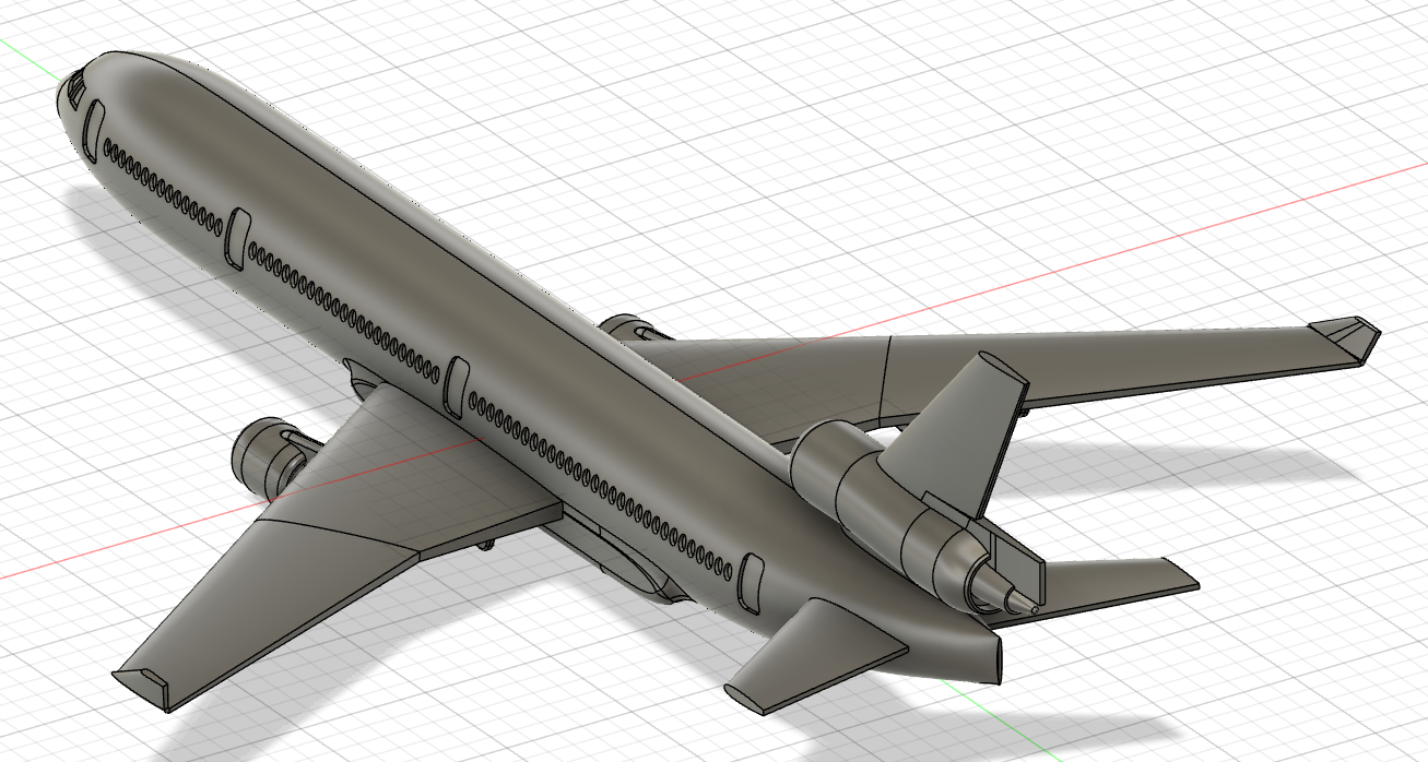 McDonnell Douglas MD-11 by DeltaX | Download free STL model ...