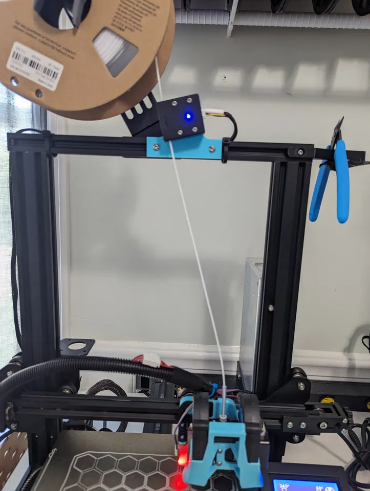 Updated Creality Runout Sensor Swivel Mount (Ender 3/Pro) by scrith ...