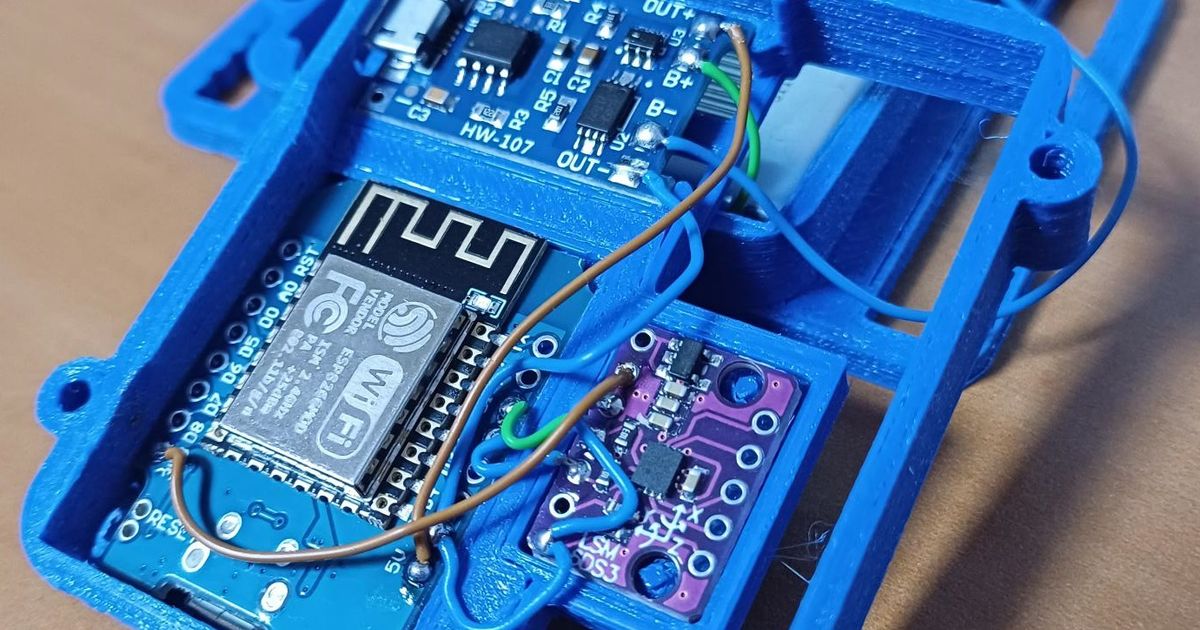 Mid part ESP8266 MINI Wemos D1 by Smoke | Download free STL model ...