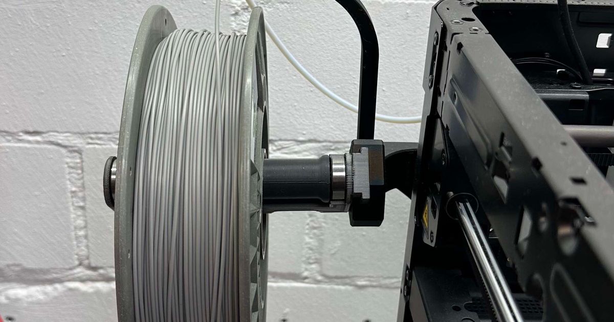 Better filament guide for Filler (use with V2 Bambu Side Spool Holder ...