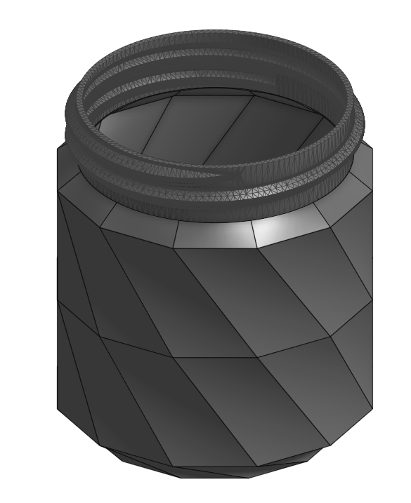 Low poly jar by Person20020 | Download free STL model | Printables.com