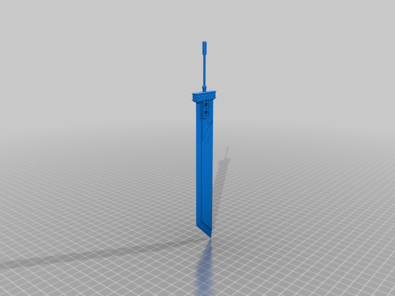 Buster Sword FFVII Cloud Strife by Kakeru | Download free STL model ...