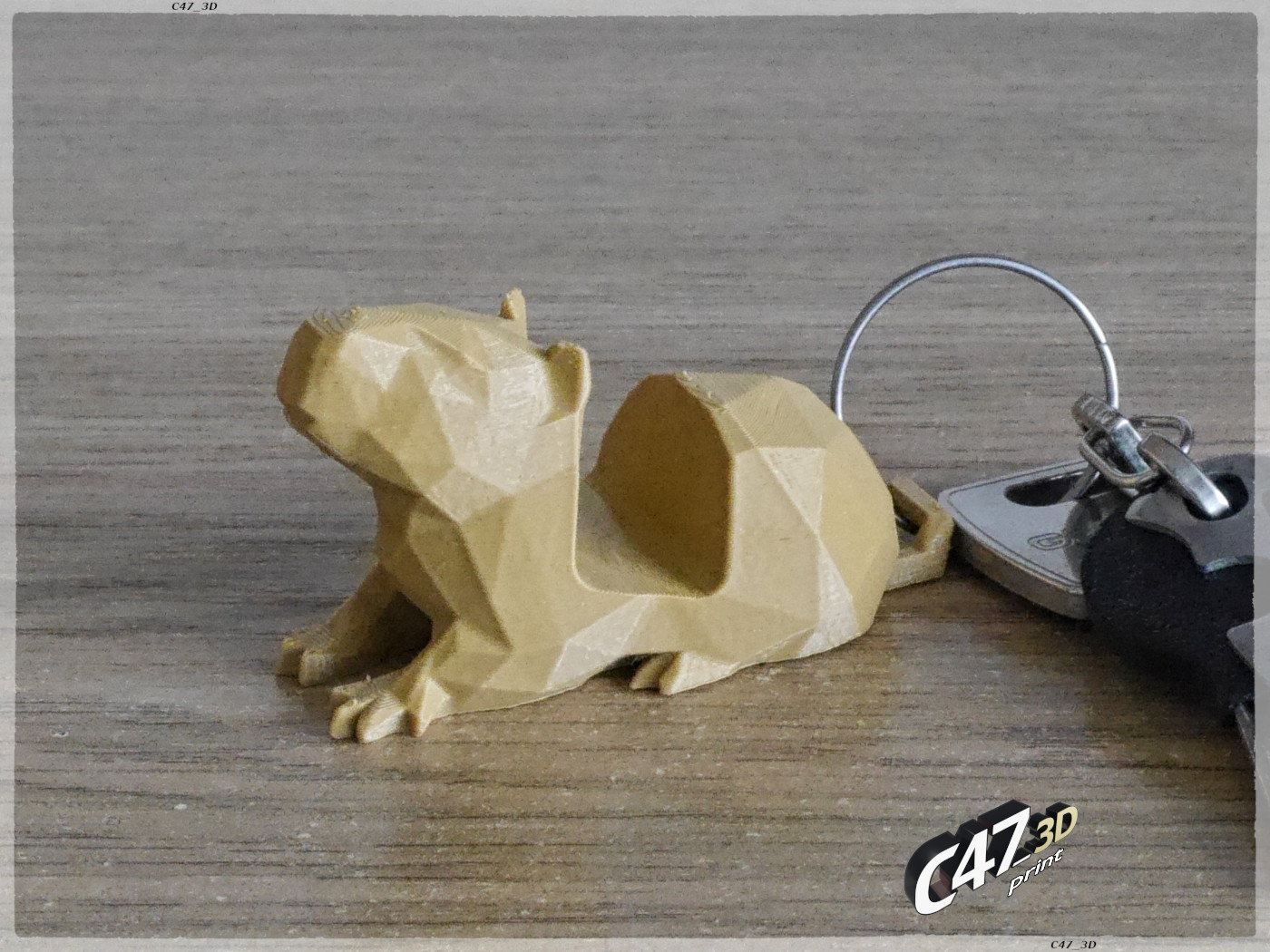 Capybara Phone Holder / Keyring by C47_3d | Download free STL model ...