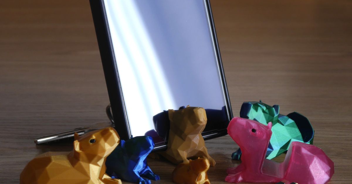 Capybara Phone Holder / Keyring por C47_3d | Descargar modelo STL ...