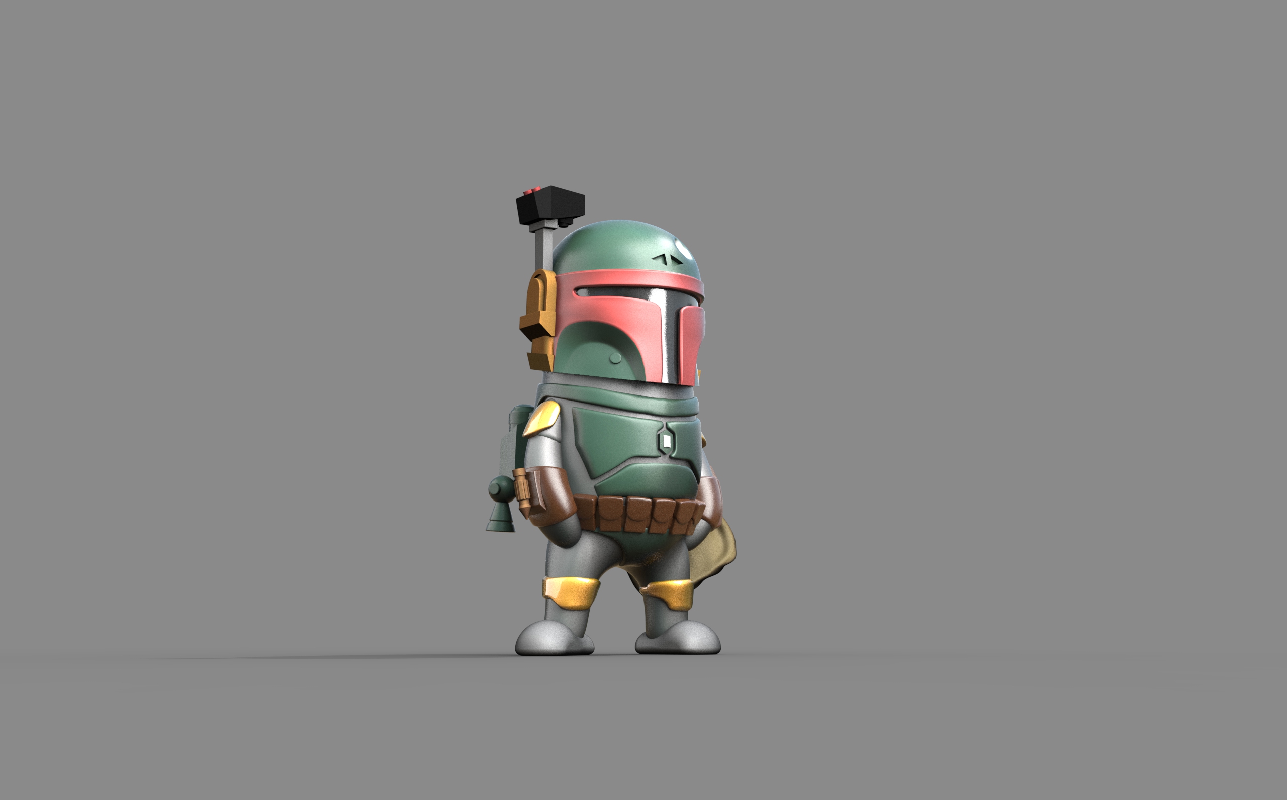 Mini Boba Fett by Wekster | Printables Store