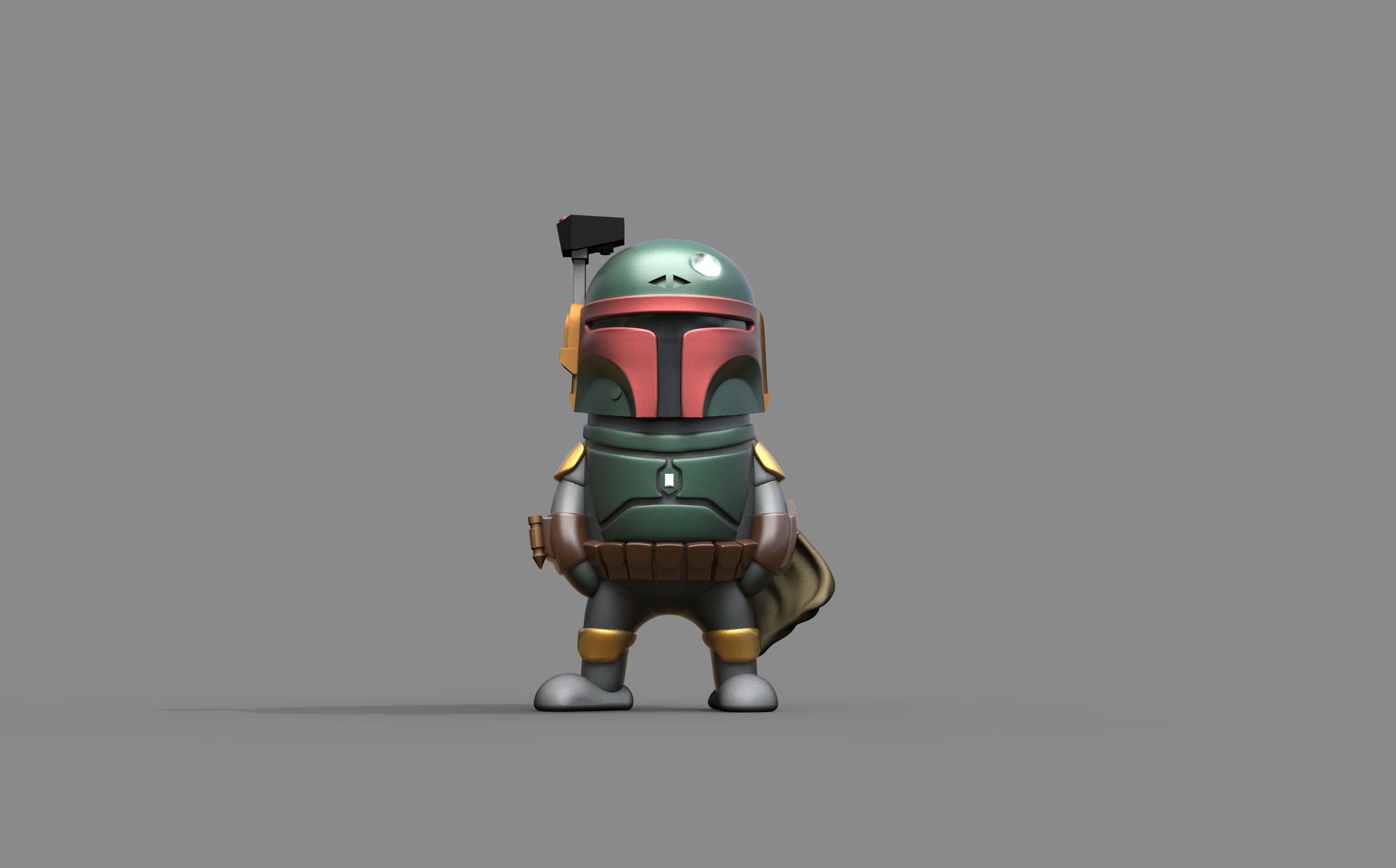 Mini Boba Fett by Wekster | Printables Store