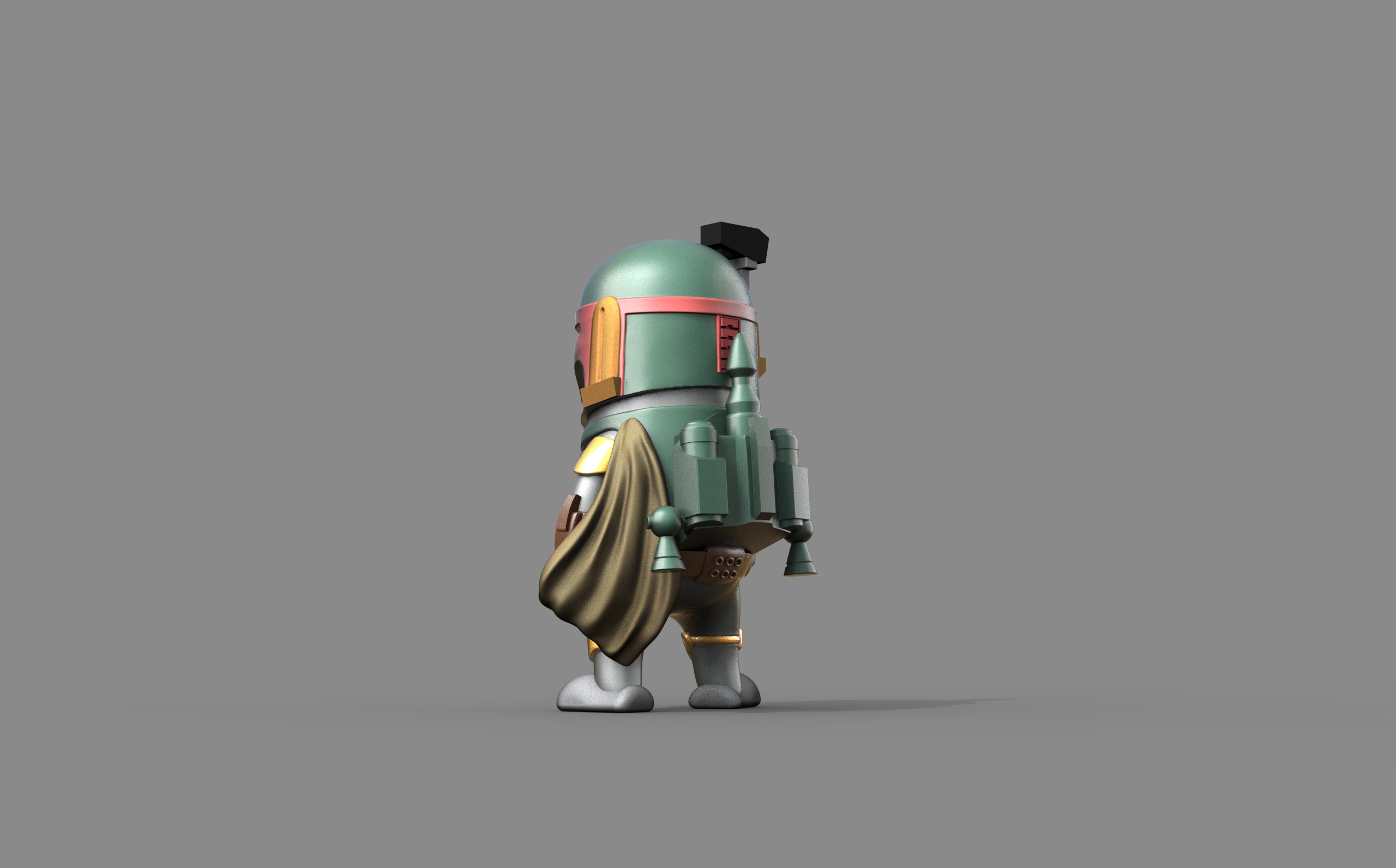 Mini Boba Fett by Wekster | Printables Store
