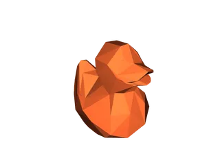 Low Poly Rubber Duck by colinodell | Download free STL model ...