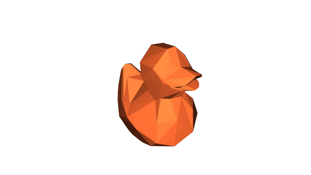 Low Poly Rubber Duck by colinodell | Download free STL model ...