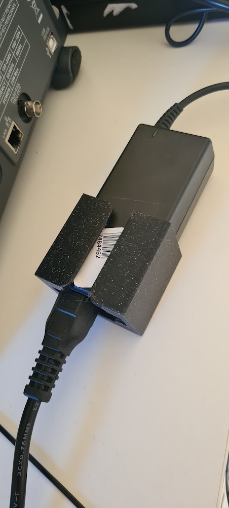 Generic power brick wall mount (with enlarged hole) by alufers ...