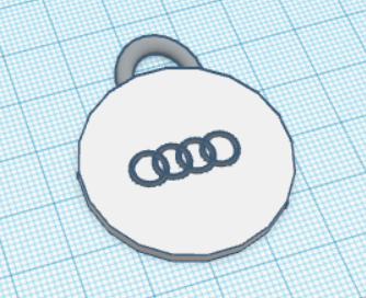 Car sign keychain (Audi) by Lukas | Download free STL model ...