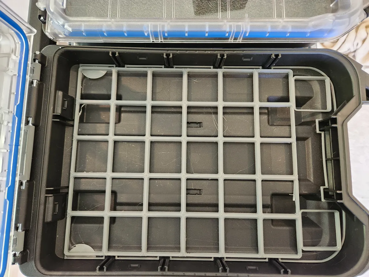 Gridfinity adapter plate for Hart Stack Half Organizer Toolbox 254497 ...