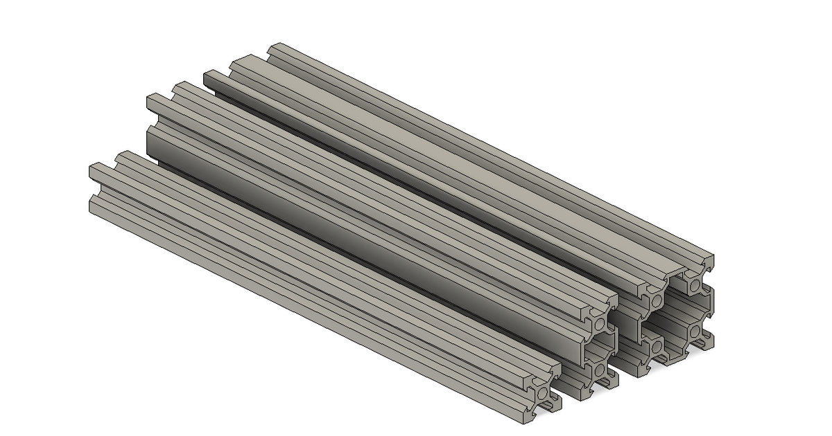 V-slot extrusions 250mm 2020-2040-4040 by 3D Rejsen | Download free STL ...