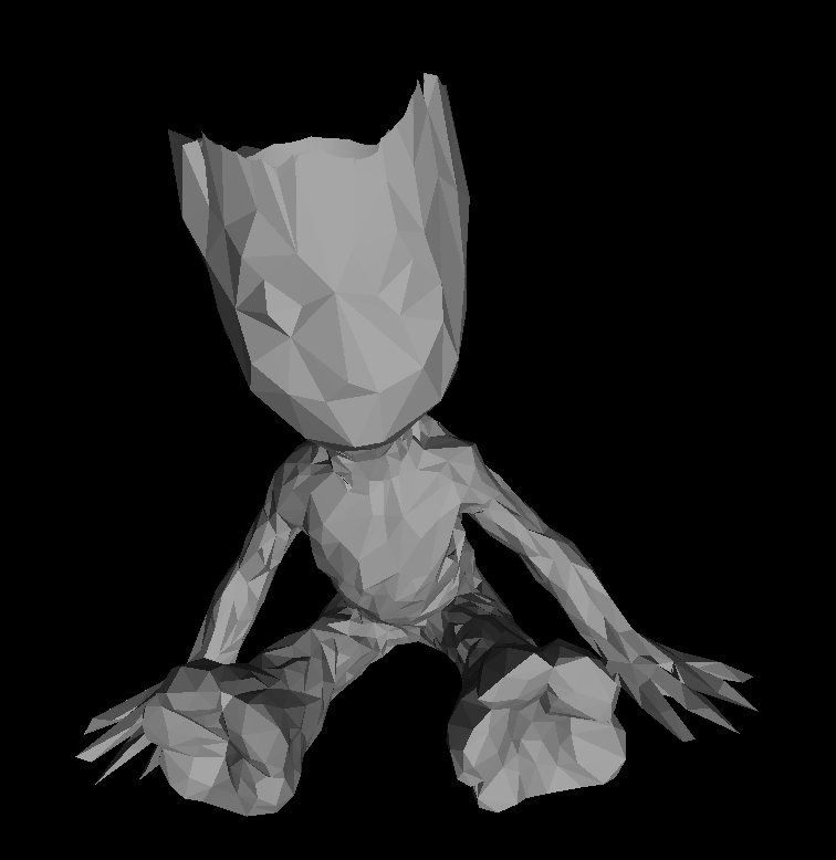 Low Poly Baby Groot Planter by Krook | Download free STL model ...