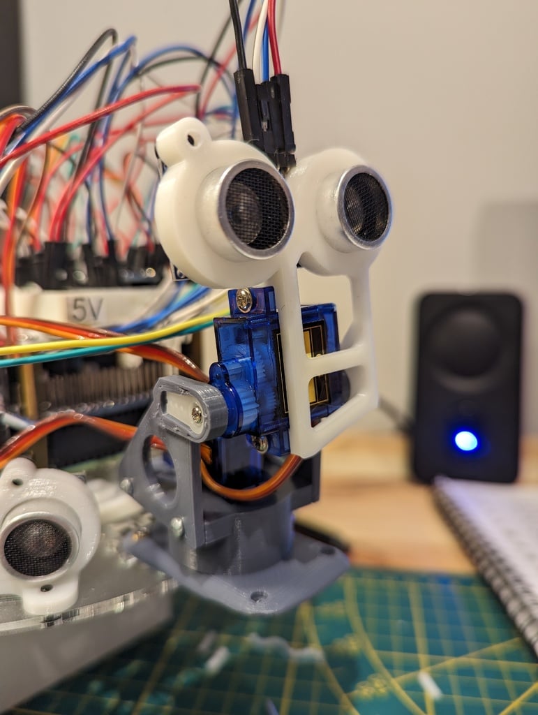 SR04 Ultrasonic adapter for Blistik's Pan & Tilt by Andy Forsberg ...