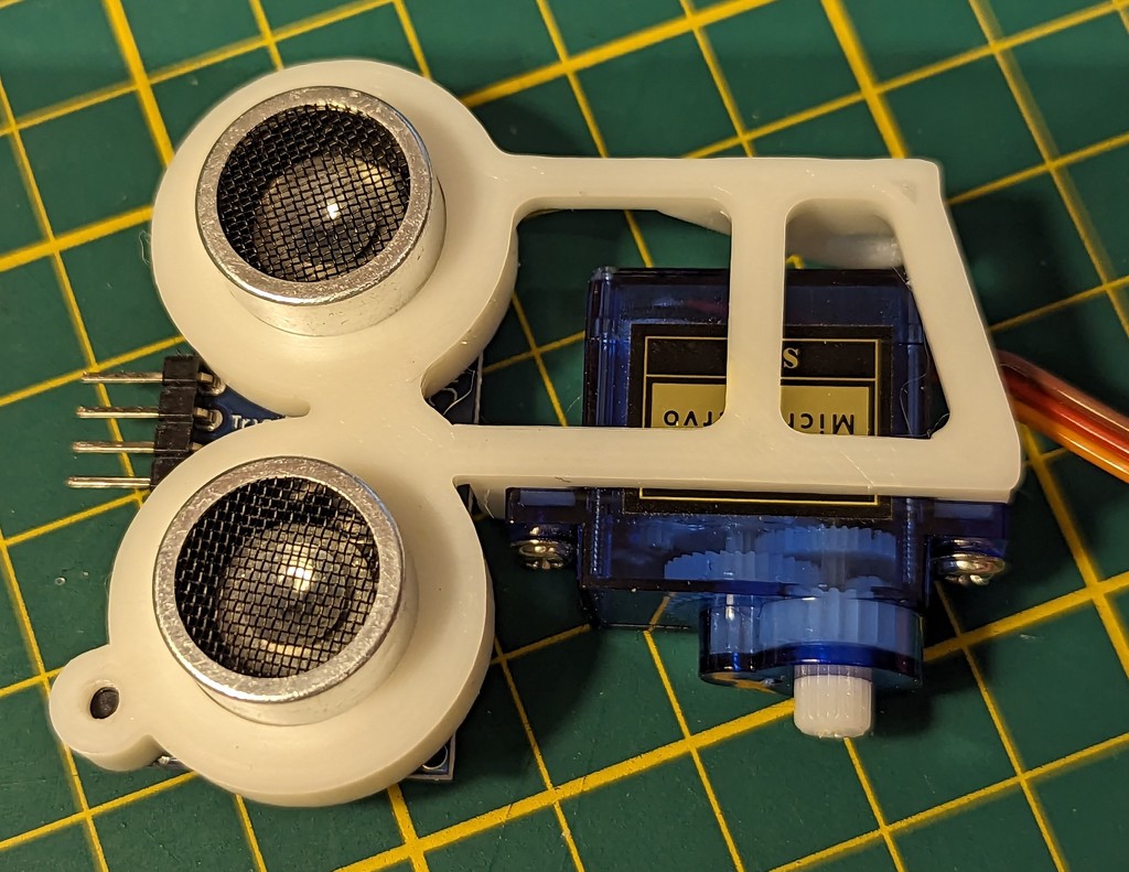 SR04 Ultrasonic adapter for Blistik's Pan & Tilt by Andy Forsberg ...