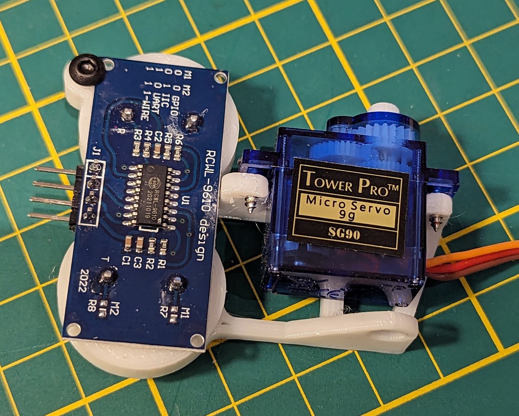 SR04 Ultrasonic adapter for Blistik's Pan & Tilt by Andy Forsberg ...