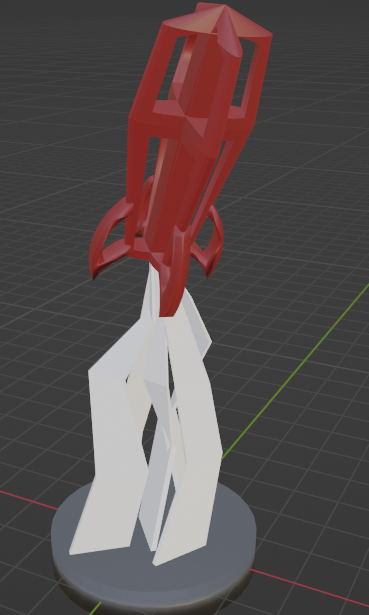 Rocket Statue by LicensedPorcupine | Download free STL model ...