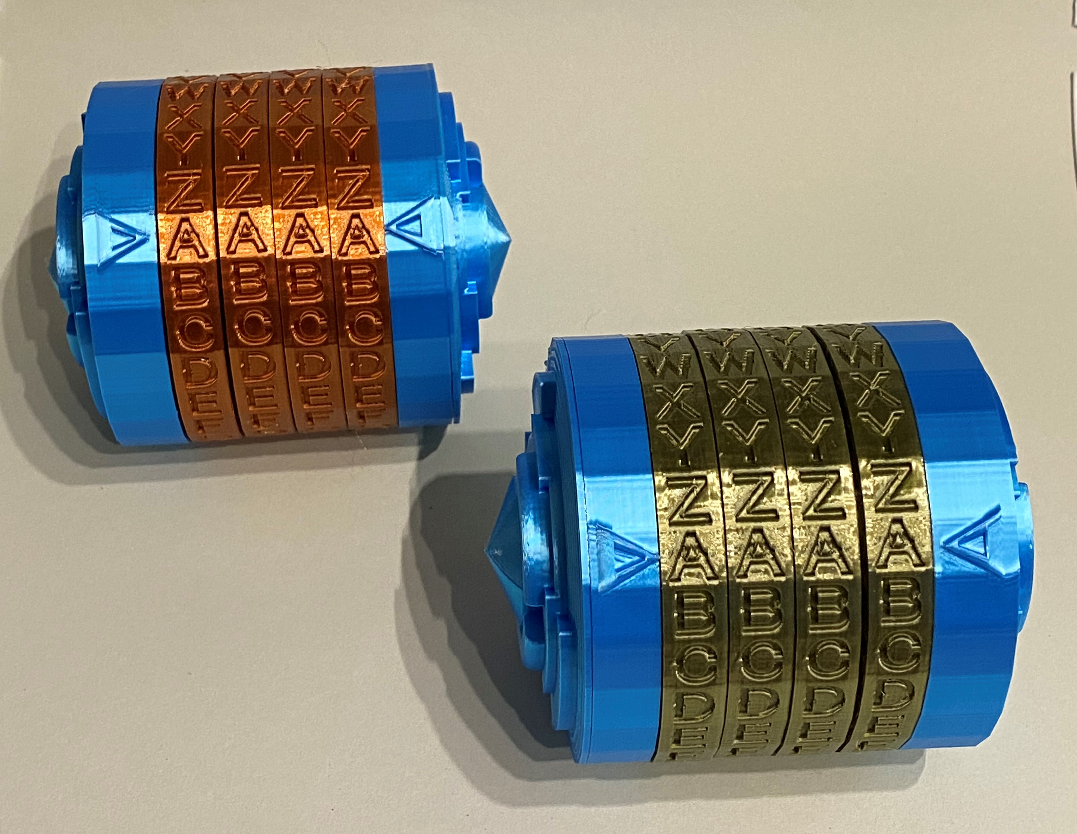 4-Letter Cryptex by Tritschi | Download free STL model | Printables.com