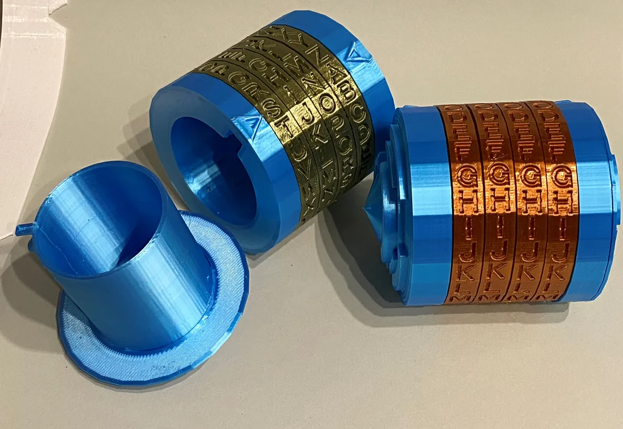 4-Letter Cryptex by Tritschi | Download free STL model | Printables.com