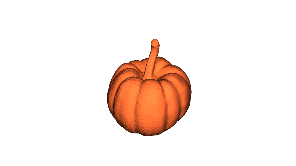 Small Pumpkin Photogrammetry Scan by Gart Hondo | Download free STL ...