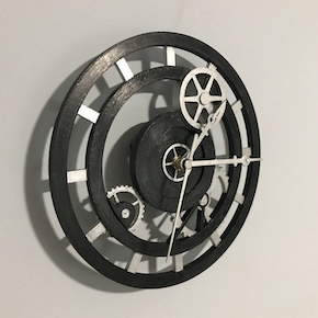 Modern Steampunk Gear Clock Housing for Quartz Movement Mechanism by ...