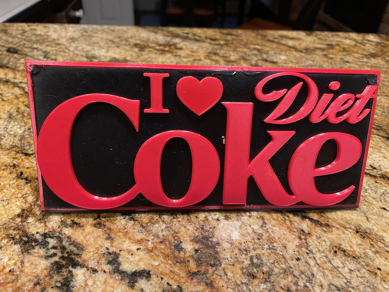 I love diet coke sign by Mountain dog | Download free STL model ...