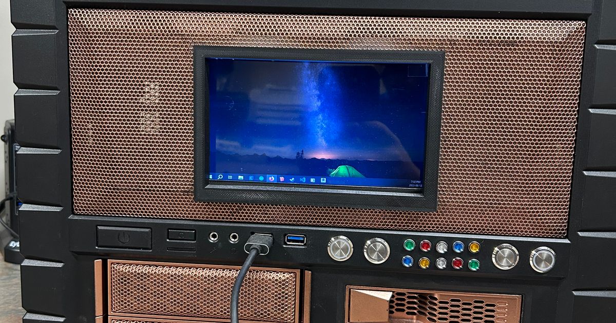 Onboard Screen for PC Case by Paglia Industries | Download free STL ...