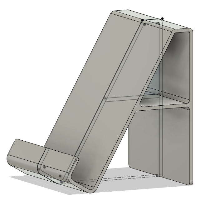 Simple Horizontal Phone Stand by JERSEYFRESHH | Download free STL model ...