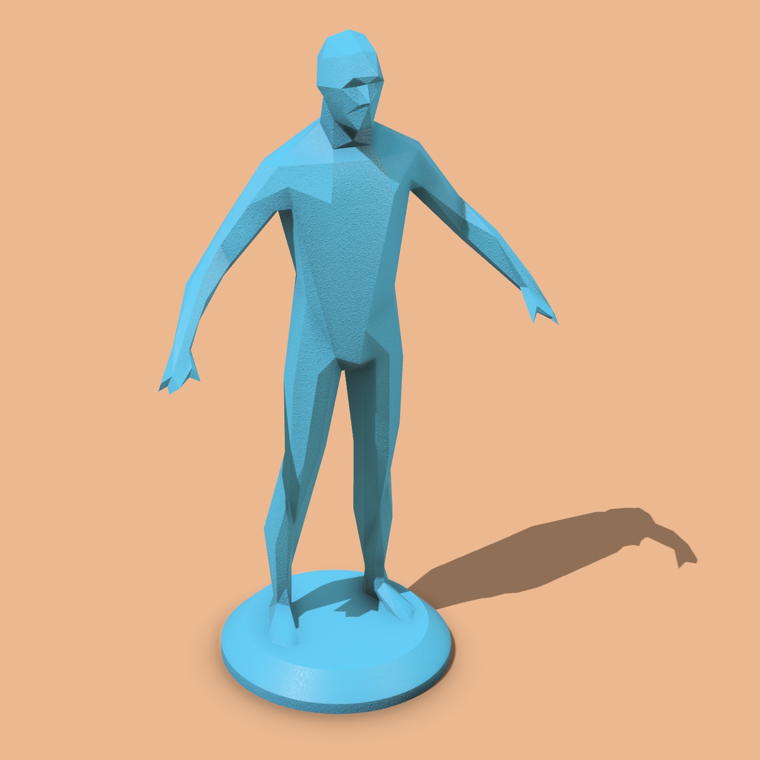 Low Poly Human by Michael | Download free STL model | Printables.com