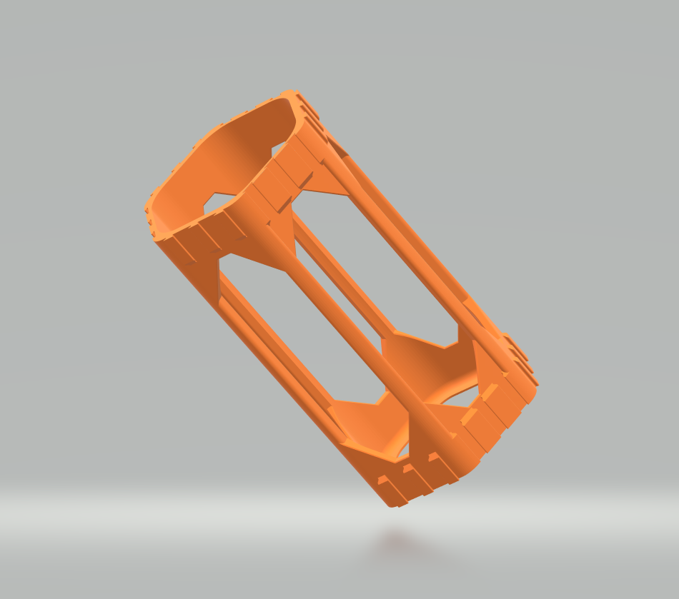 Smaller Honeycomb Interlocking Water Bottle Rack by BN3D | Download ...