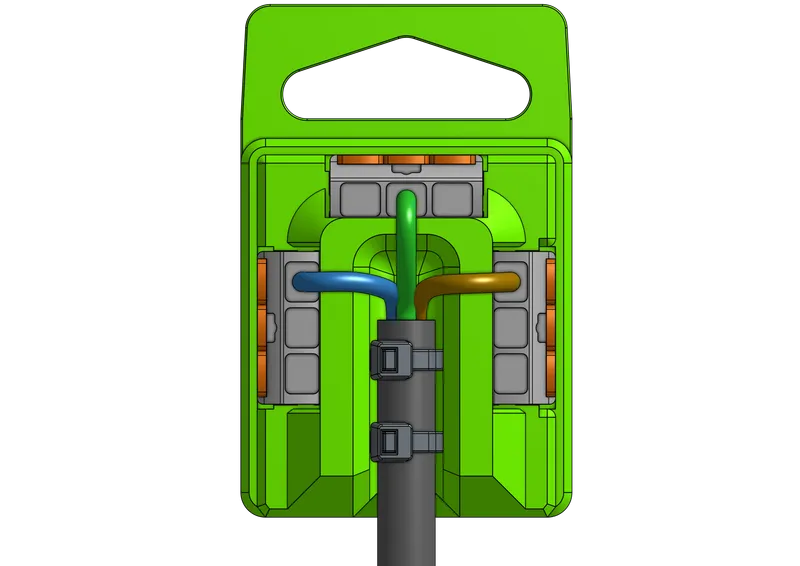 Wago 221 Power Distribution Block by 6d6178 | Download free STL model ...