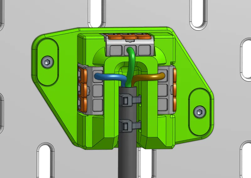 Wago 221 Power Distribution Block by 6d6178 | Download free STL model ...