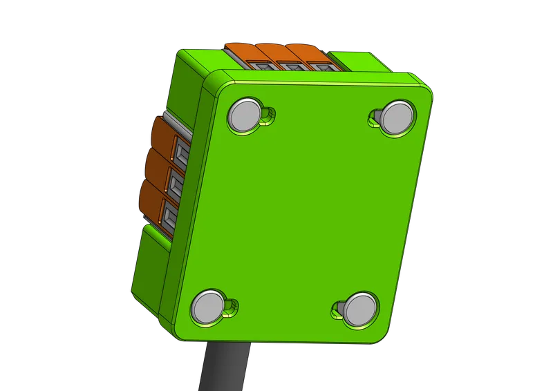 Wago 221 Power Distribution Block by 6d6178 | Download free STL model ...