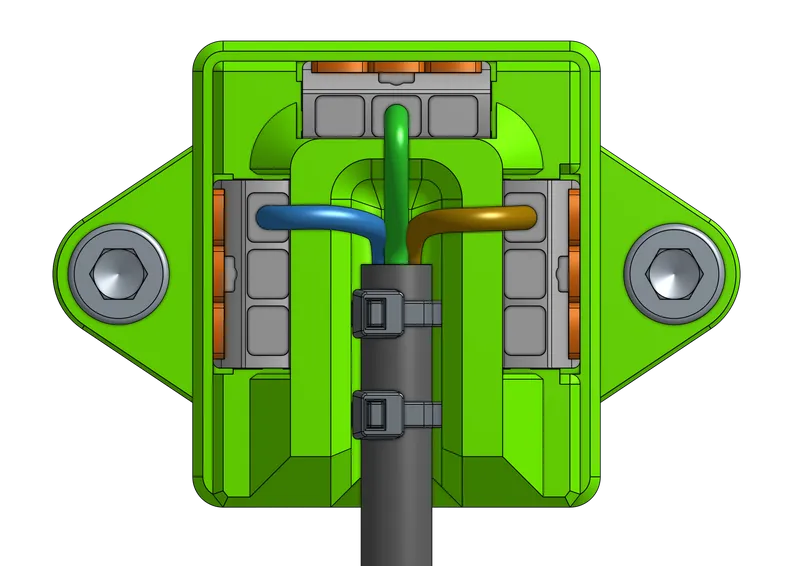Wago 221 Power Distribution Block by 6d6178 | Download free STL model ...
