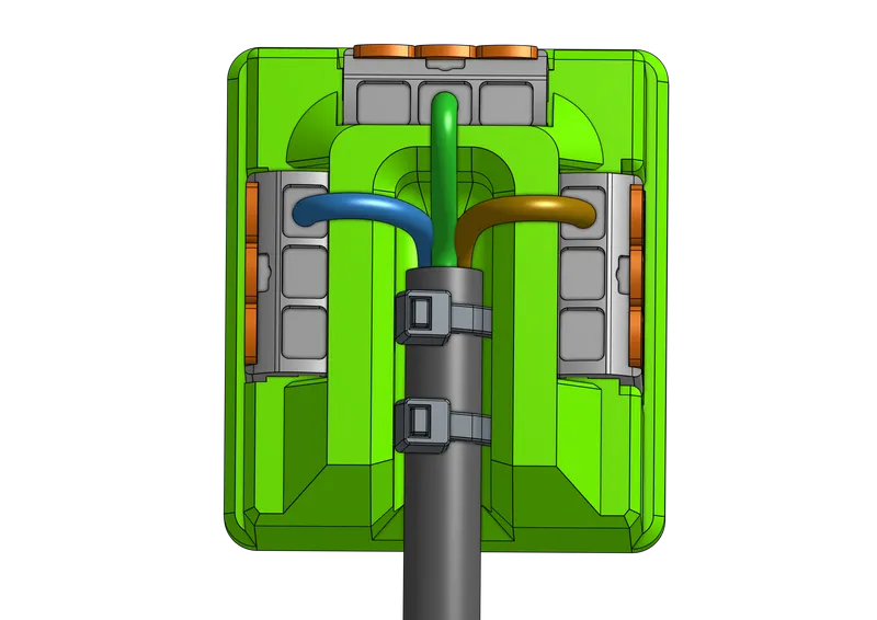 Wago 221 Power Distribution Block by 6d6178 | Download free STL model ...