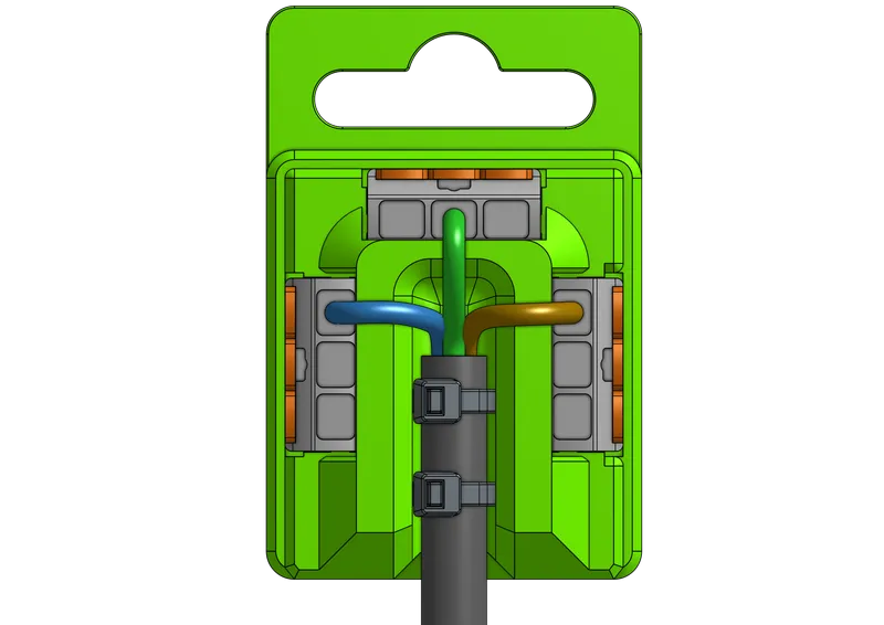 Wago 221 Power Distribution Block by 6d6178 | Download free STL model ...
