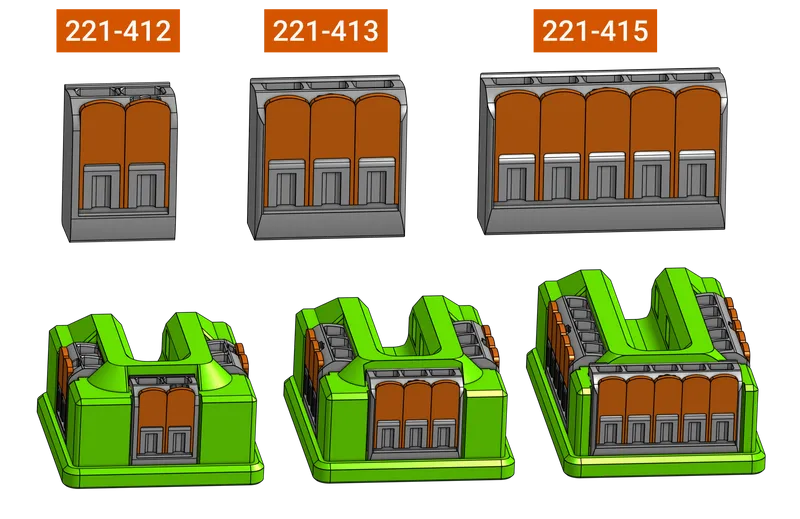 Wago 221 Power Distribution Block by 6d6178 | Download free STL model ...