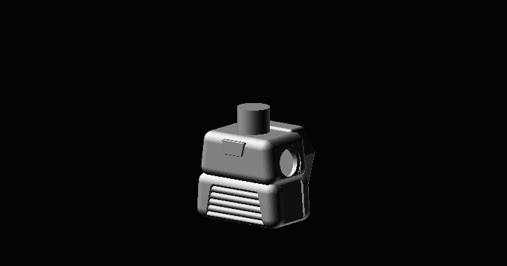 Cylon torso for block figure by JustSomeGuy | Download free STL model ...
