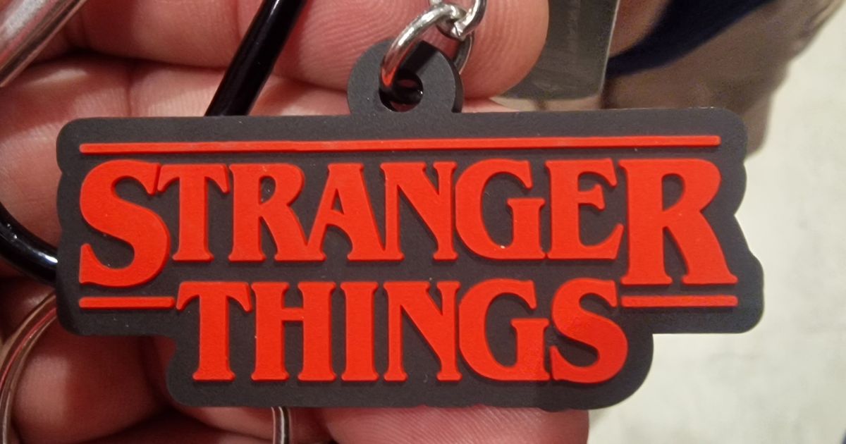 Stranger Things Keychain by Nanotech76 | Download free STL model ...