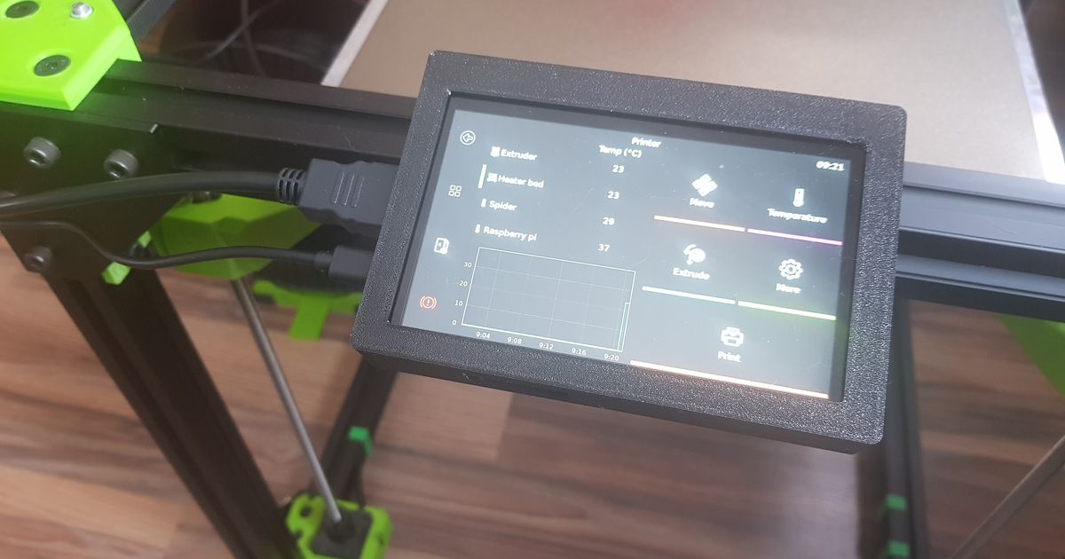 BTT HDMI5 v1.1 screen case por Zdyrax | Descargar modelo STL gratuito ...