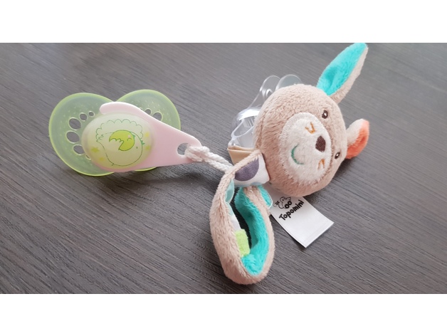 clip to hold pacifiers from Mam by Pulpataro | Download free STL model ...