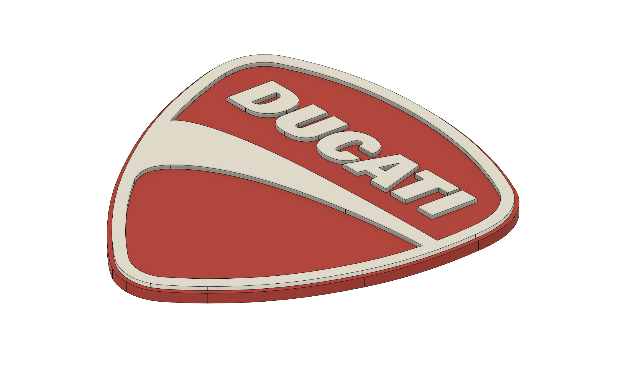 Large Ducati Sign by Andy Pandy Designs | Download free STL model ...